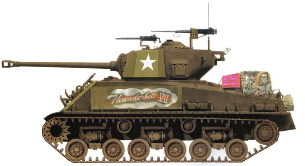 The Sherman in 1/72: M4A3E8 “Thunderbolt VII,” 37th Tank Battalion, 4th ...